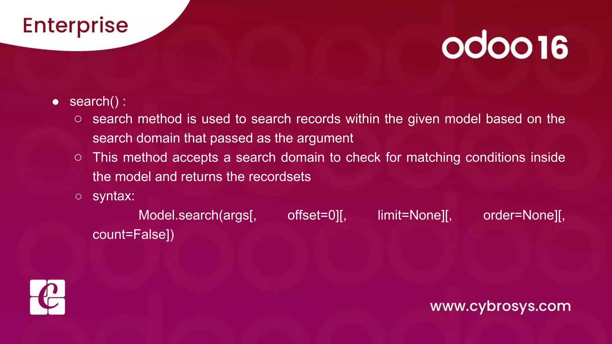 Difference Between Search and Browse in Odoo 16 | PPT Difference Between Search and Browse in Odoo 16 | PPT