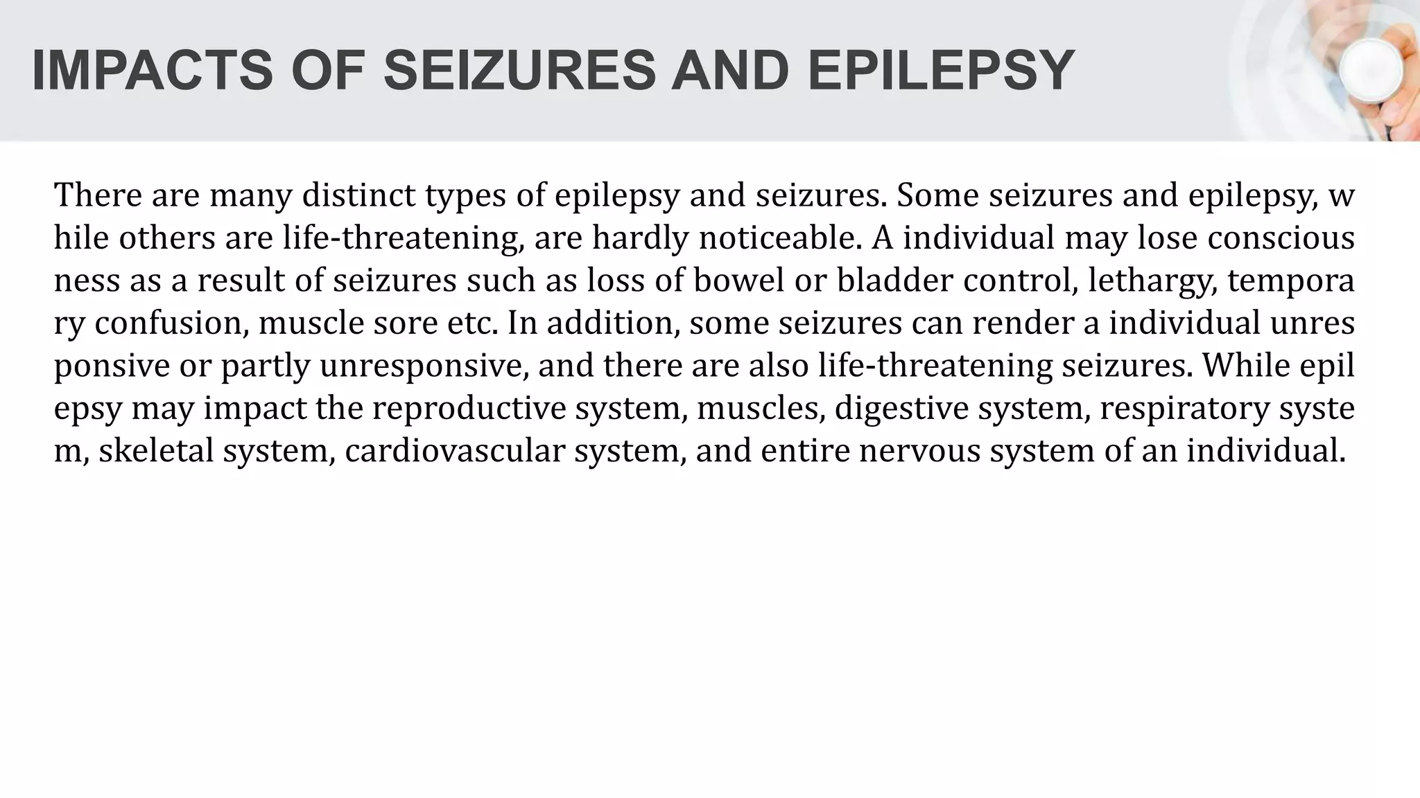 Difference between seizures and epilepsy | PDF