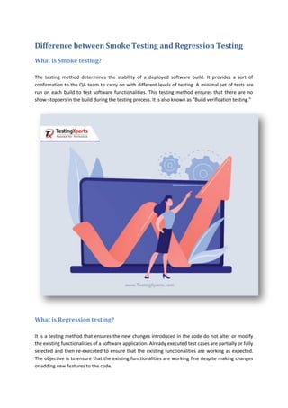 Difference Between Smoke Testing and Regression Testing.pdf