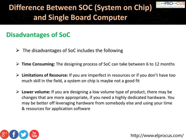 Difference between soc and single board computer ppt1 | PPTX