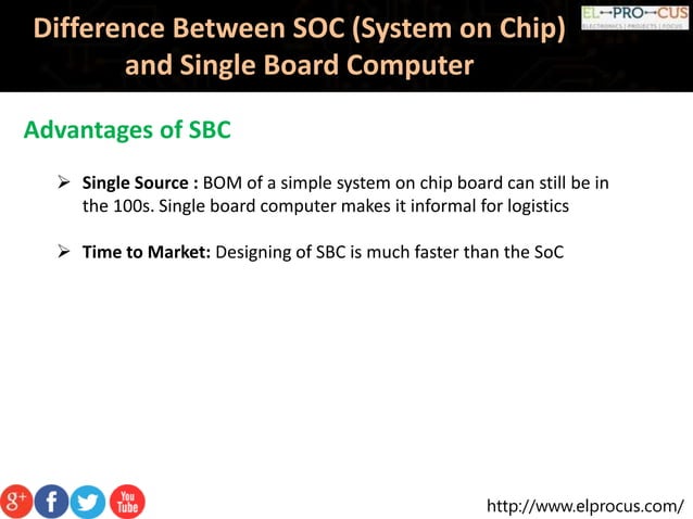 Difference between soc and single board computer ppt1 | PPTX