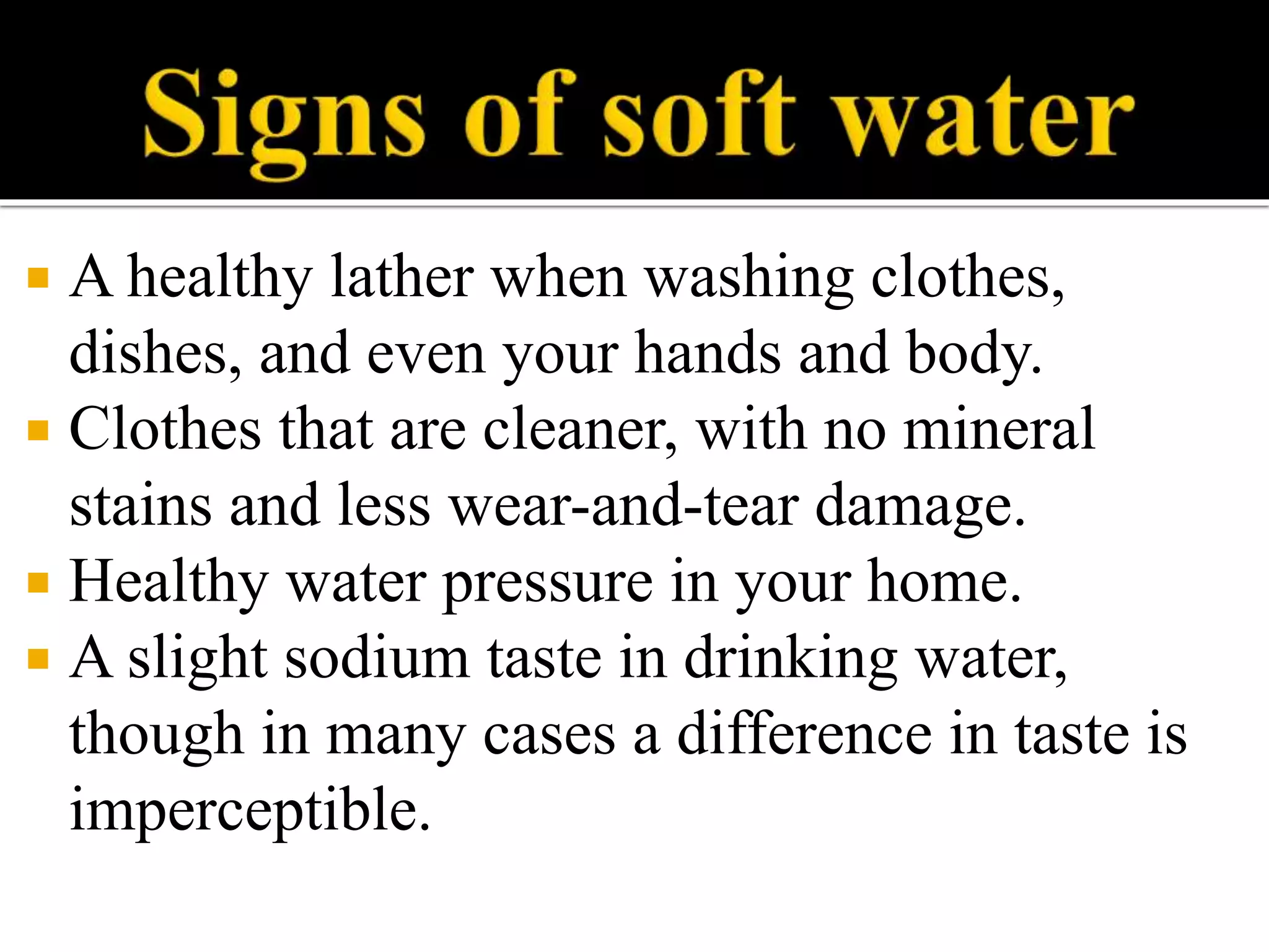 Difference between soft & hard water | PPTX