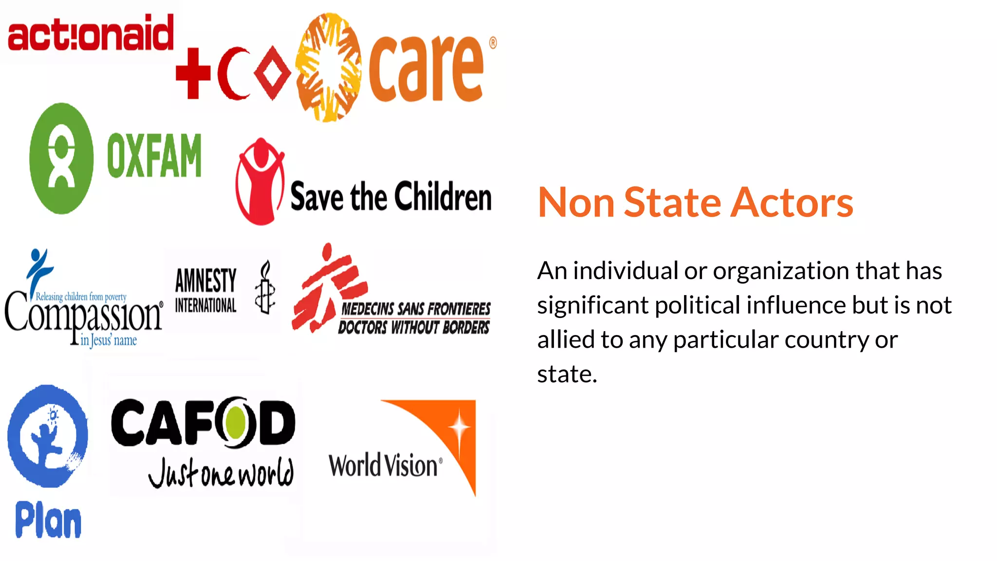 Difference State Actors and Non state Actors | PDF