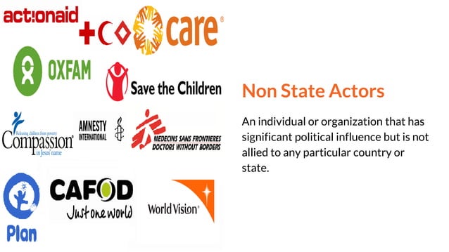 Difference State Actors and Non state Actors | PDF