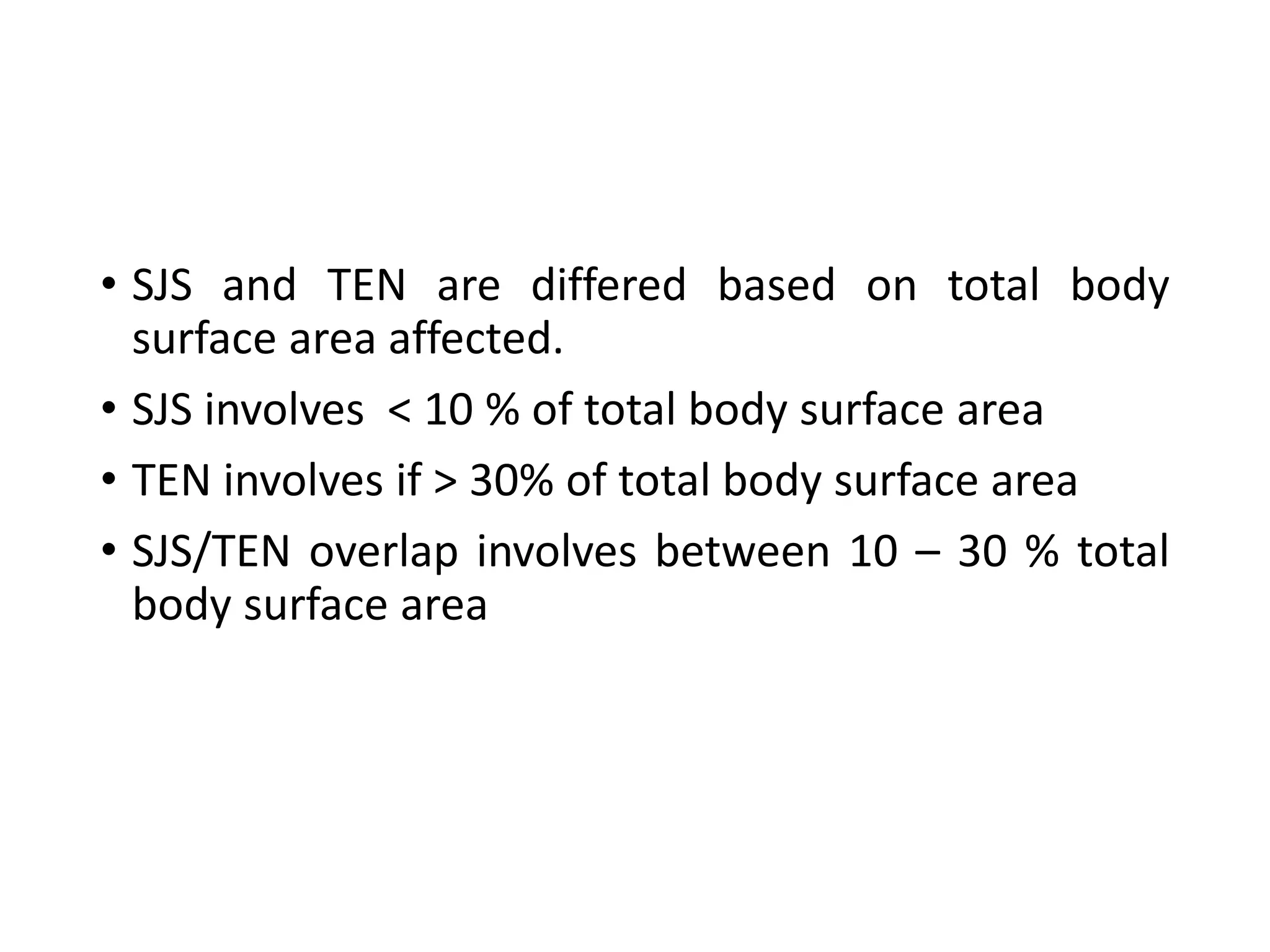 Difference between steven johnson syndrome , toxic epidermal | PPTX