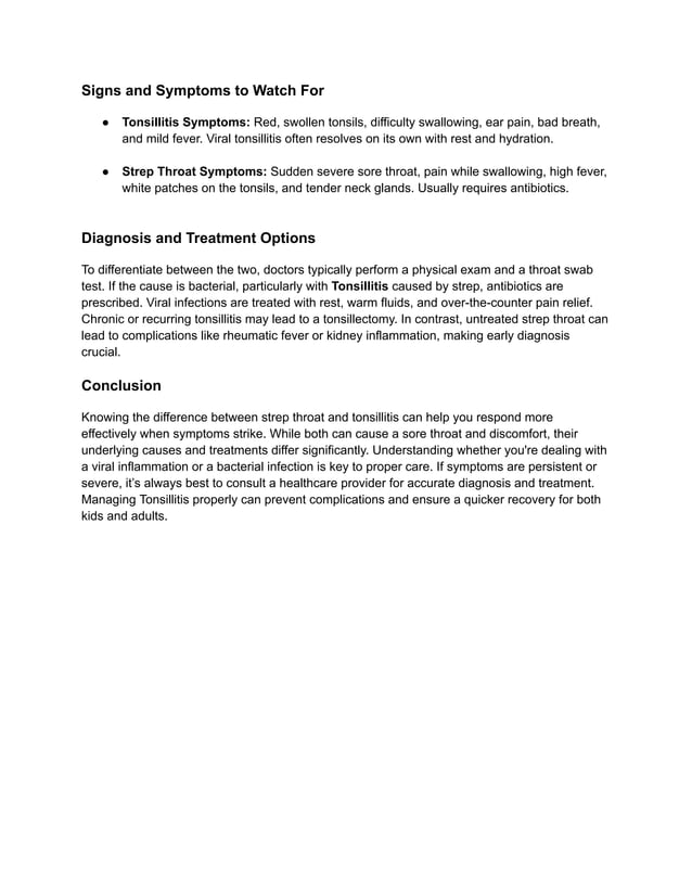 Difference Between Strep Throat and Tonsillitis_ Symptoms, Causes ...