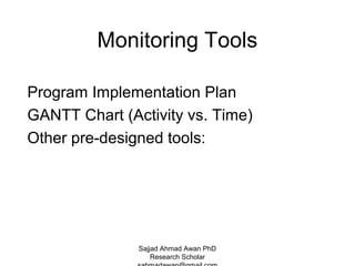 Difference between supervision and monitoring by sajjad awan | PPT