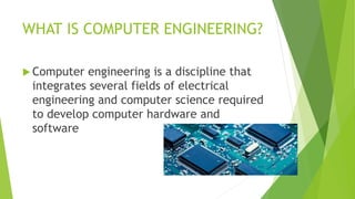 Difference between systems engineering and computer engineering | PPT