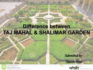 Shalimar Garden Plan