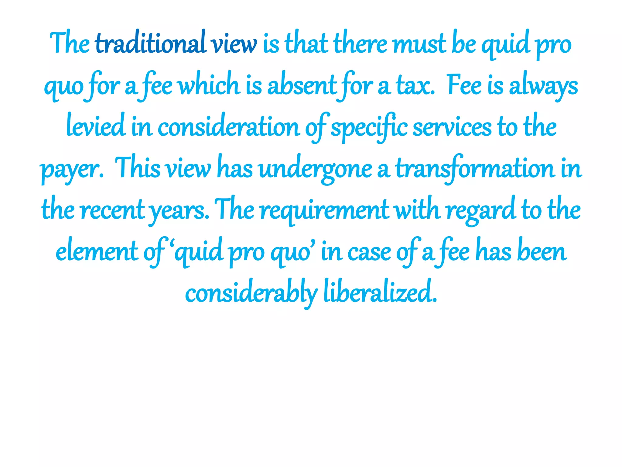 Difference between tax and fee | PPTX