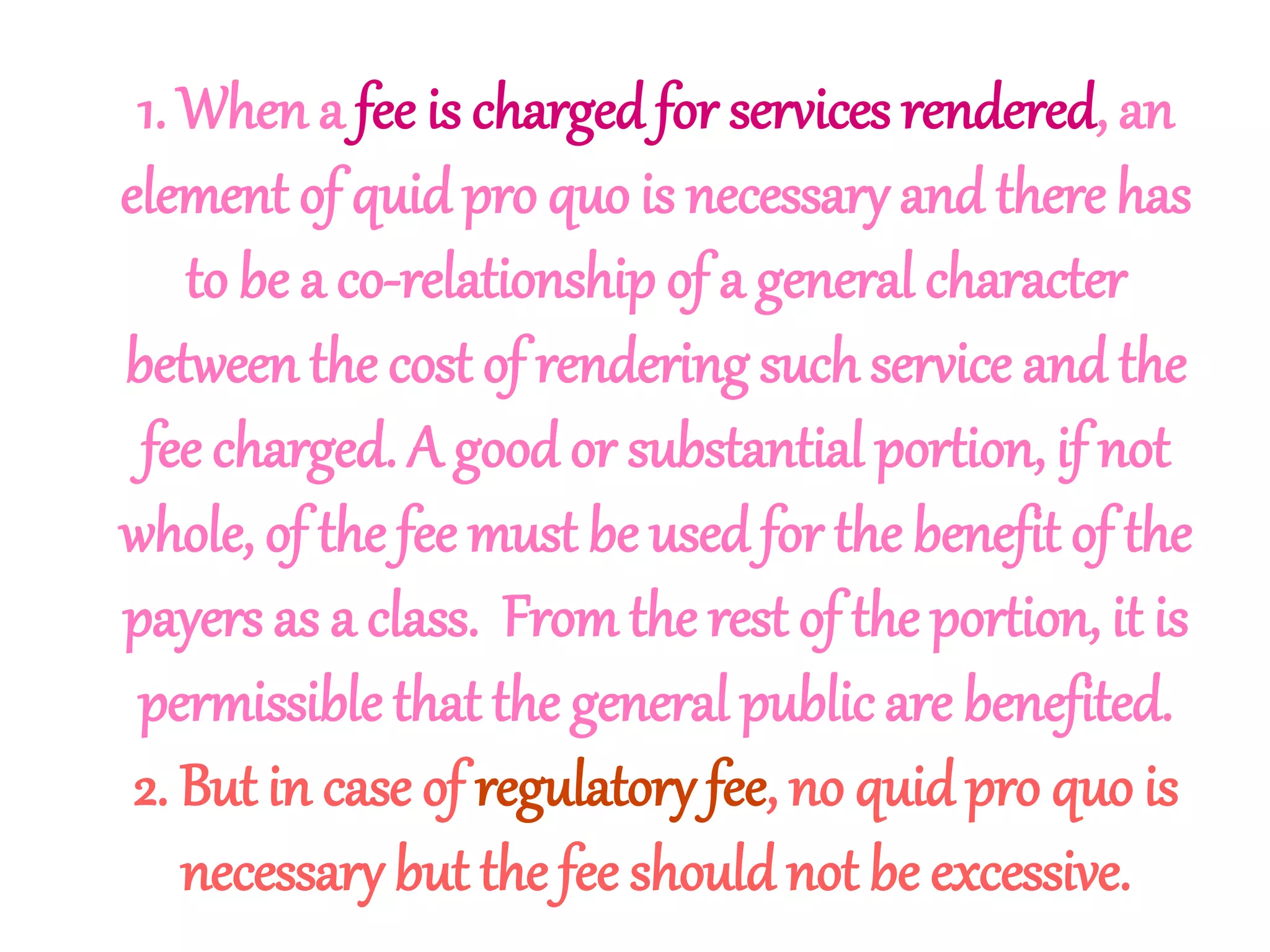 Difference between tax and fee | PPTX