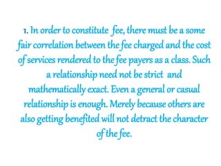 Difference between tax and fee | PPTX