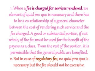 Difference between tax and fee | PPTX
