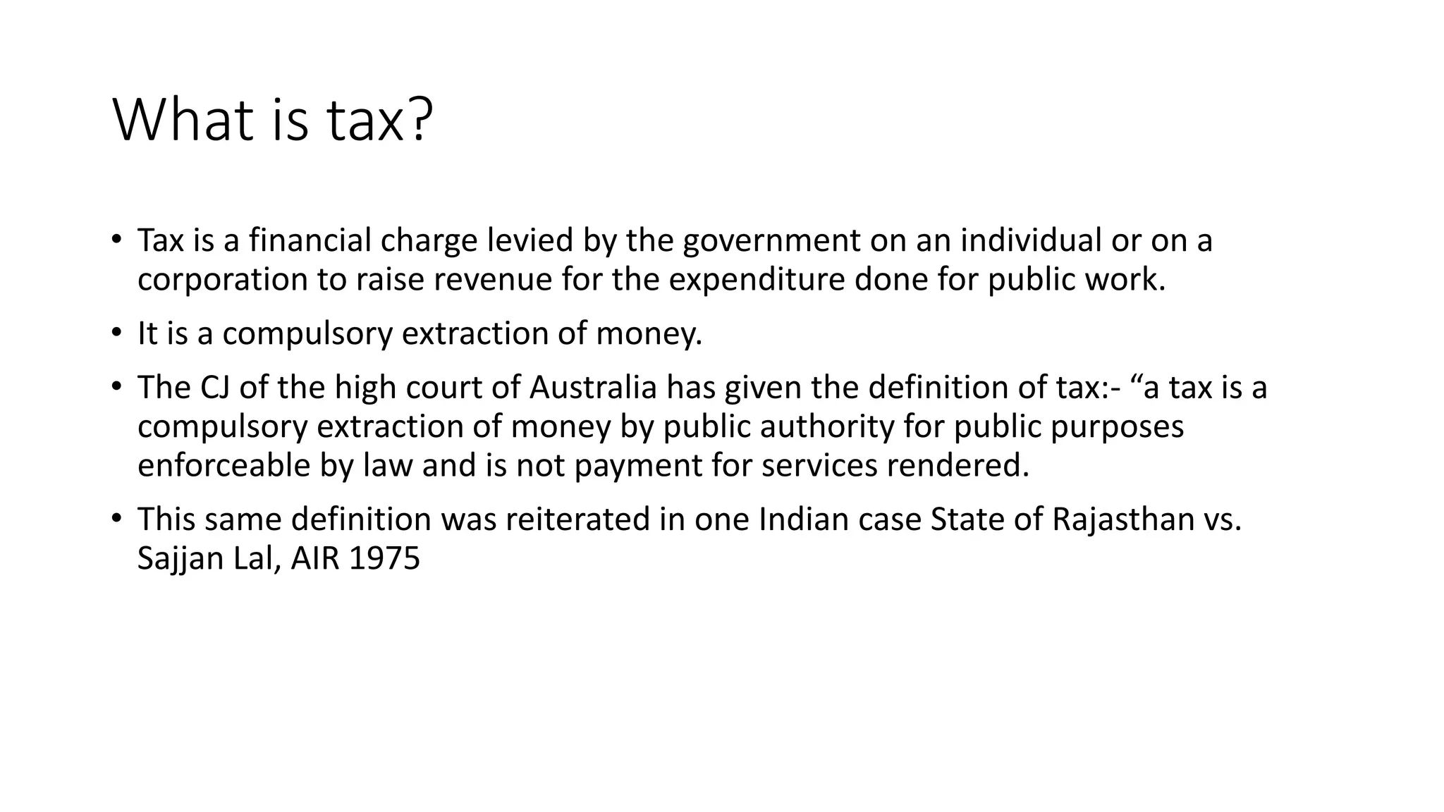 DIFFERENCE BETWEEN TAX AND FEES | PPTX