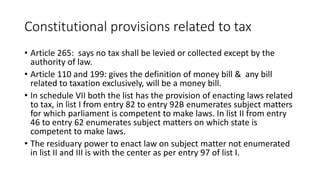 DIFFERENCE BETWEEN TAX AND FEES | PPTX