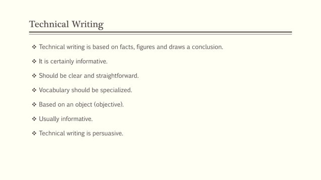 Difference between technical and creative writing | PPTX
