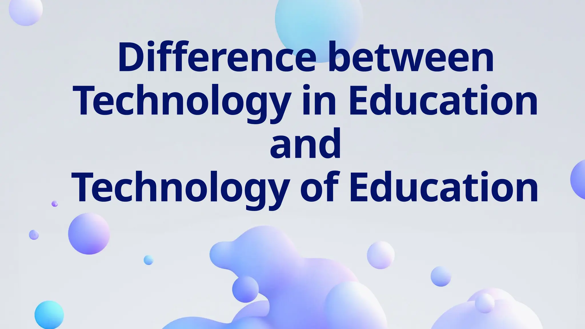 Difference between Technology in Education and Technology of.pptx