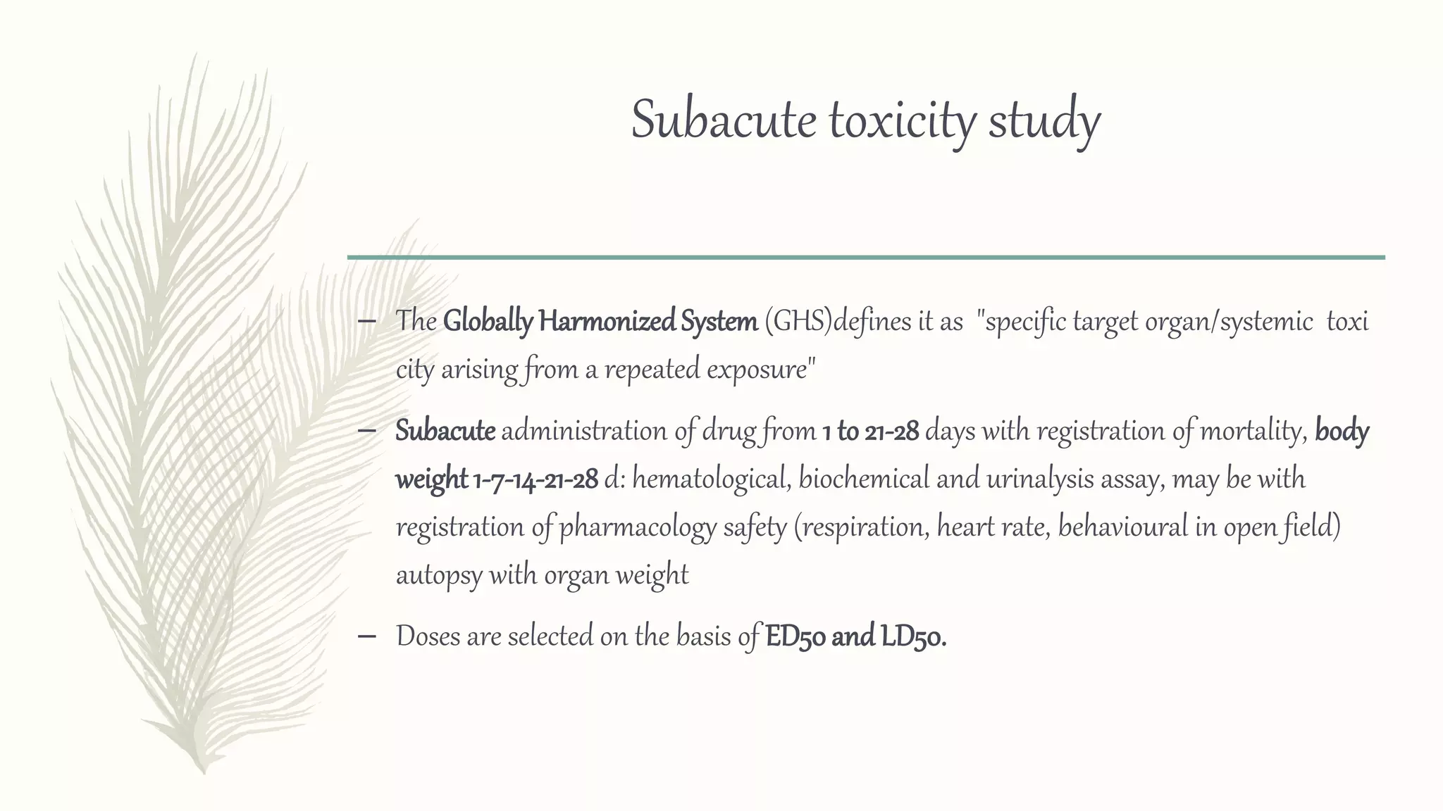 Difference between toxicity studies | PPTX