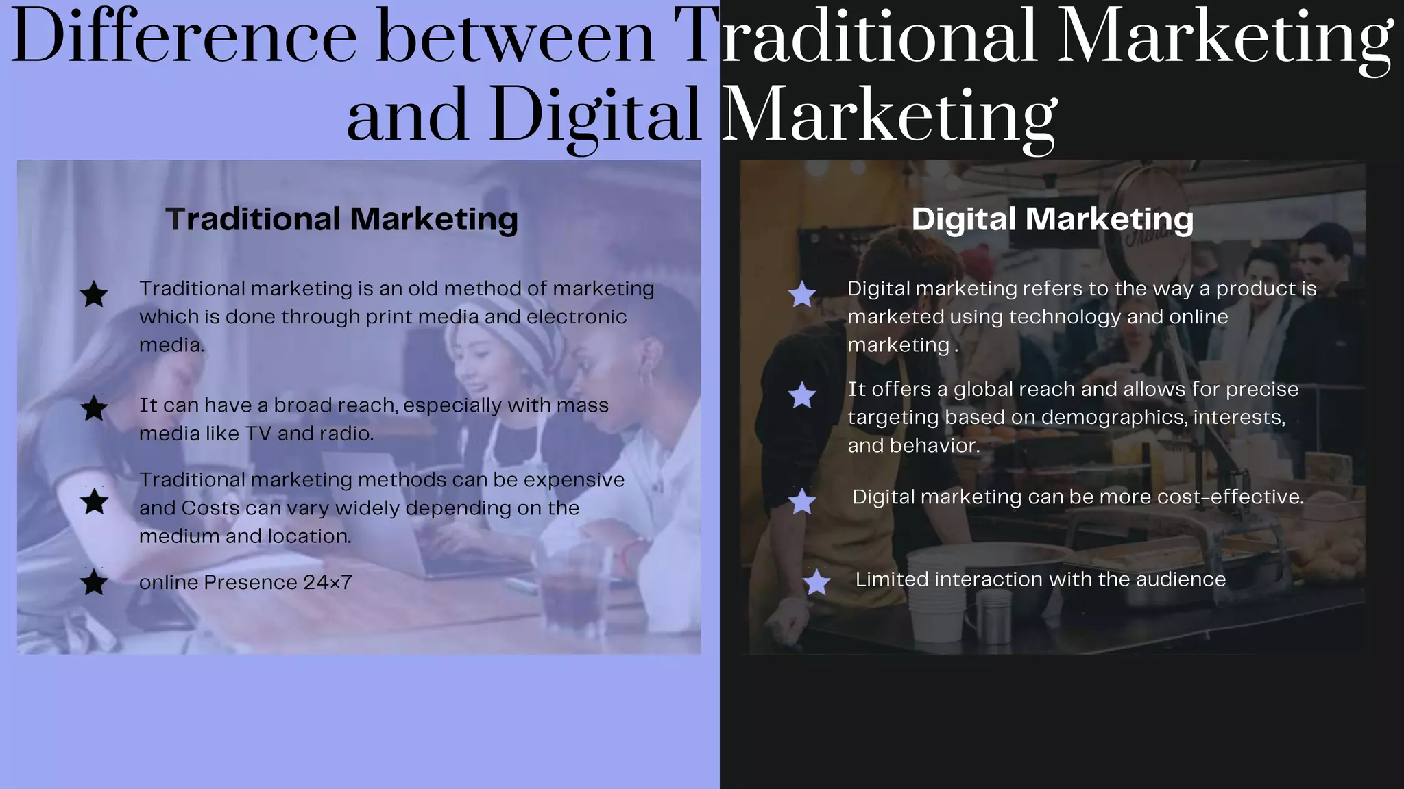 Difference between Traditional Marketing and Digital Marketing | PPTX