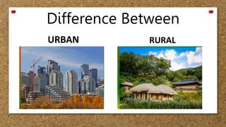 Description Difference between Urban and Rural.pptx