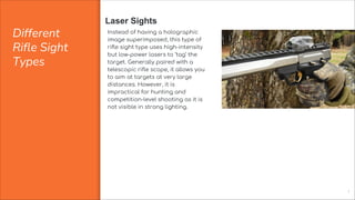Difference between various sights for a rifle | PDF