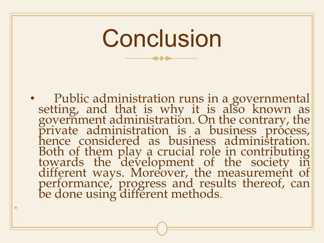 Difference btween public and private administration | PPTX