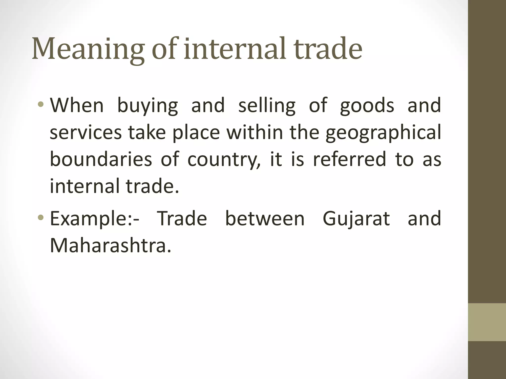 Difference between international trade and internal trade | PPTX