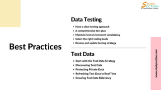 Difference between Data Testing and Test Data | PDF