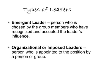 Difference in leadership and management | PPT