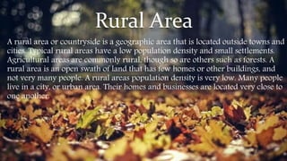 Difference of climatic conditions between urban and rural | PPTX