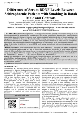 Difference of serum_bdnf_levels_between_schizophrenic_patients_with_smoking_in_batak_male-and ...
