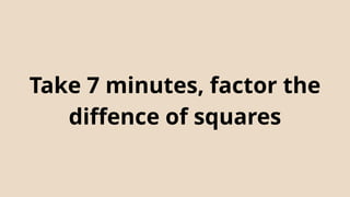 Understanding the Difference of Squares and Cubes: Formulas and ...