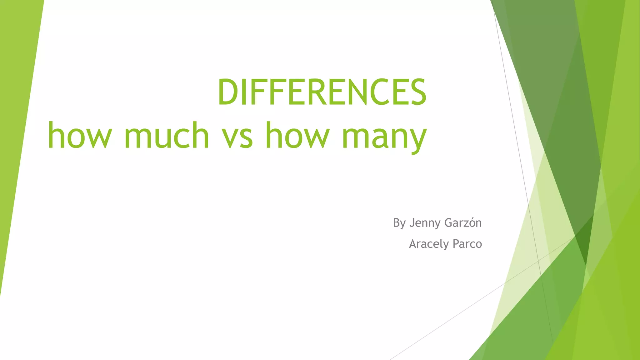 Differences | PPT