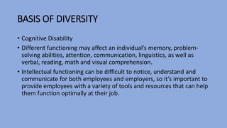 Diversity -meaning and ways of differentiating | PPTX