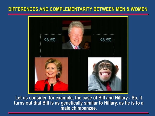DIFFERENCES AND COMPLEMENTARITY BETWEEN MEN & WOMEN | PPT