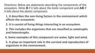 Differences abiotic and biotic.pptx | Geography | Science