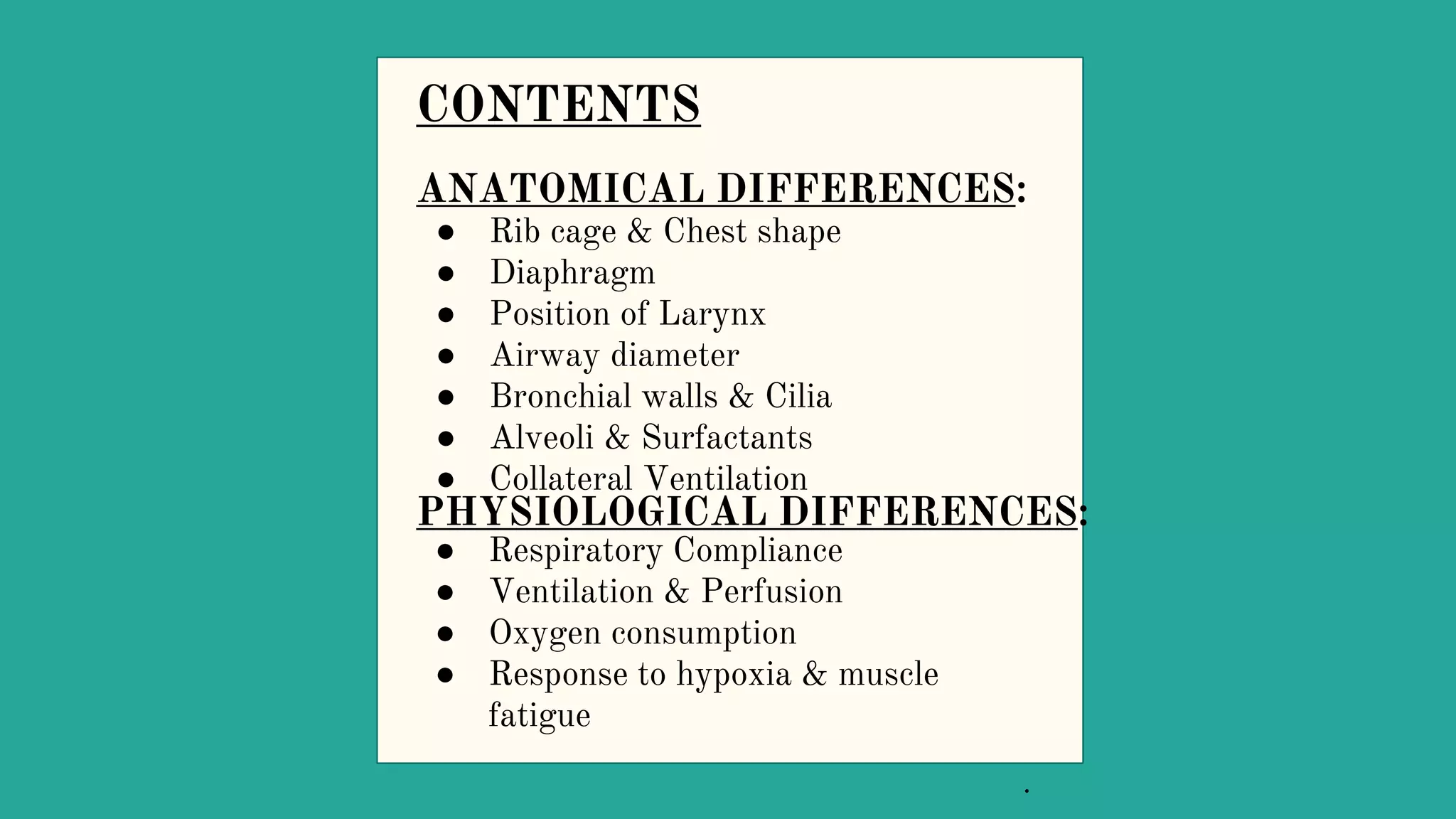 Differences b-w Adult & pediatric lungs.pptx