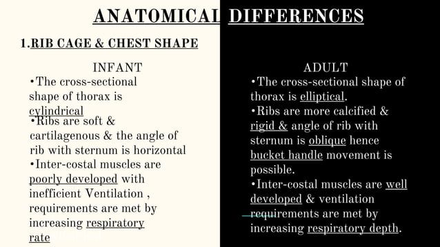 Differences b-w Adult & pediatric lungs.pptx