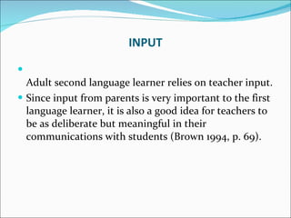 ELT Methodology Differences bet l1 and l2 | PPT