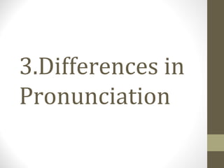 Differences Between British English and American English | PPT