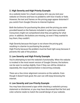 Differences Between Bug Severity and Priority in Testing [with Examples ...