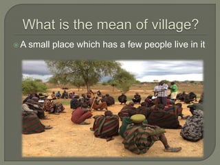 Differences between city and village | PPTX