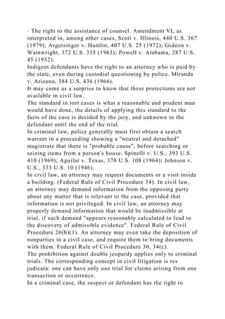 Differences betweenCivil and Criminal Law in the USA Copyright.docx | Law