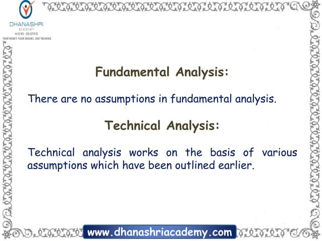 Differences between Fundamental Analysis and Technical Analysis | PPT