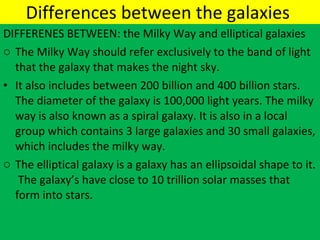 Differences between galaxies | PPT | Geography | Science