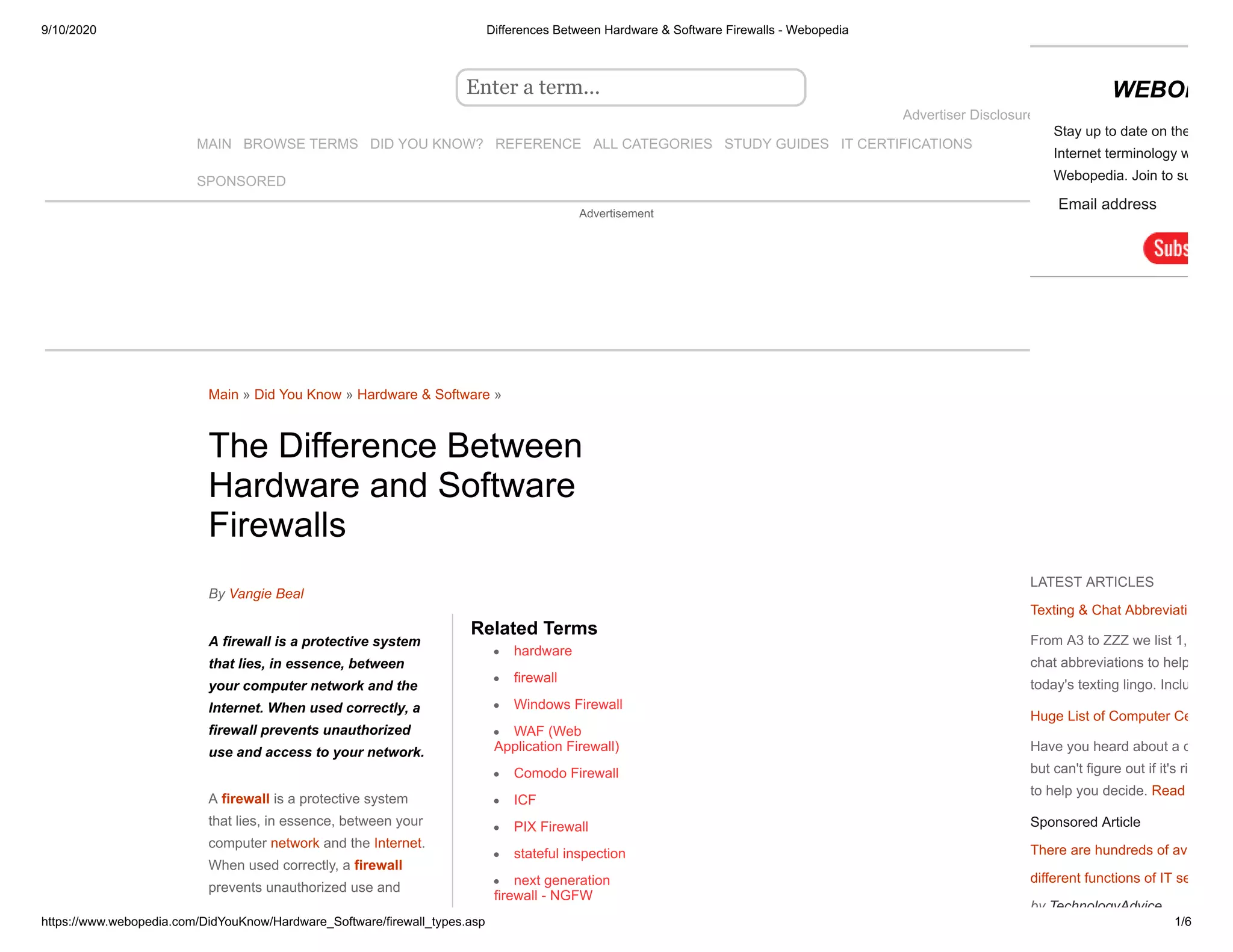 Differences between hardware & software firewalls webopedia | PPT Differences between hardware & software firewalls webopedia | PPT