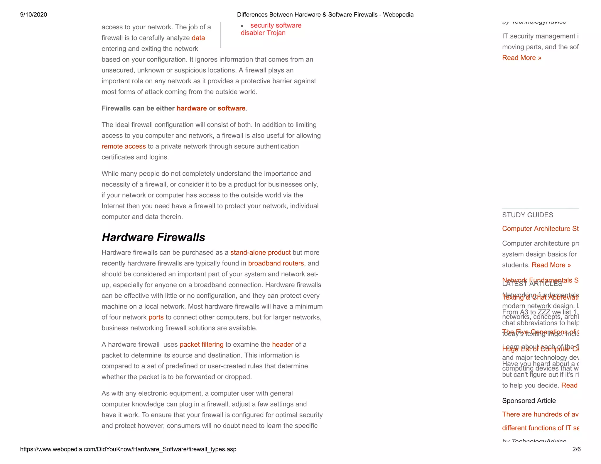 Differences between hardware & software firewalls webopedia | PPT Differences between hardware & software firewalls webopedia | PPT