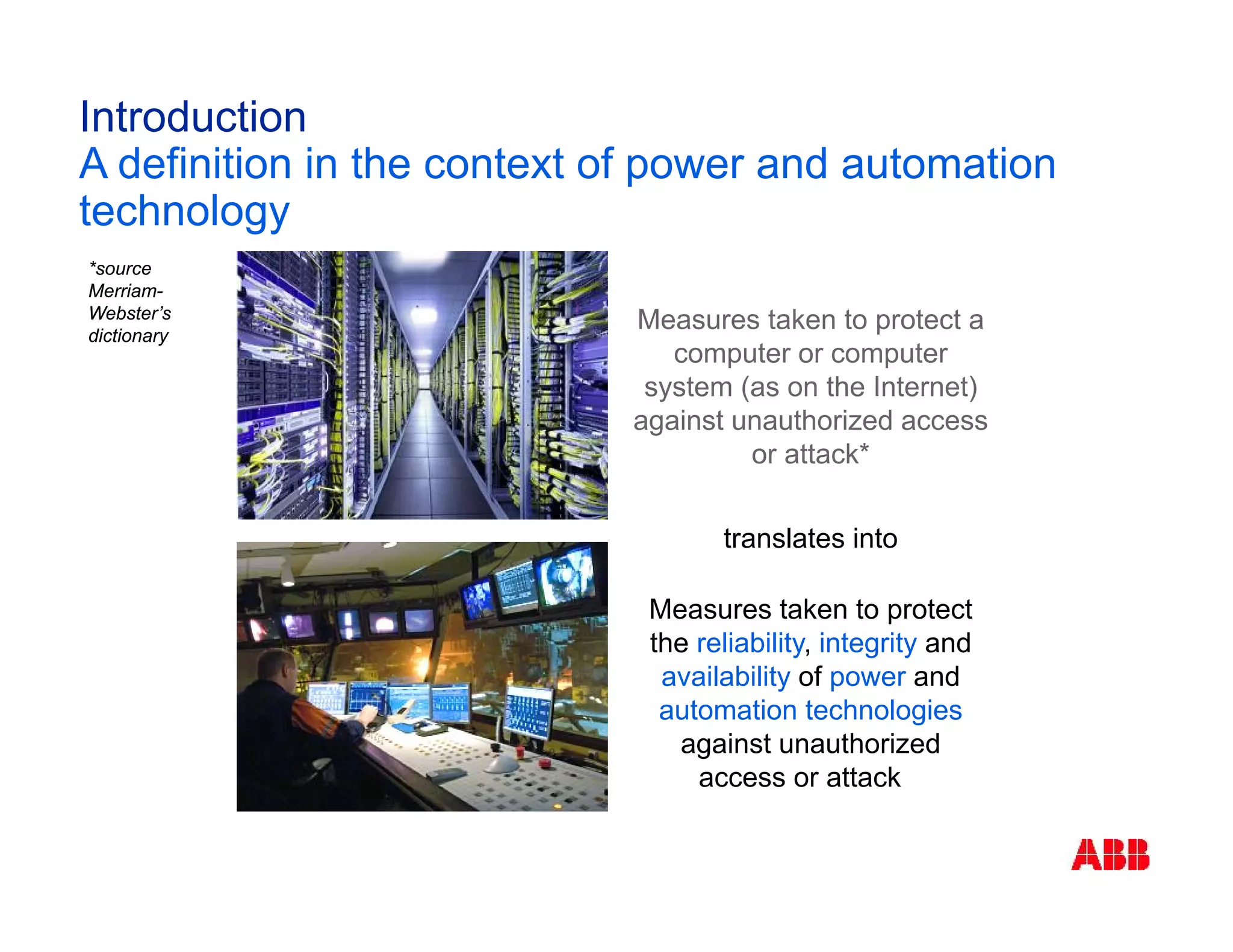 Cyber Security: Differences between Industrial Control Systems and ICT ...