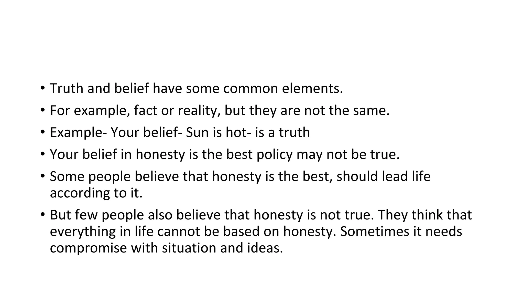 Differences Between Information, Knowledge, Belief and Truth | PPTX