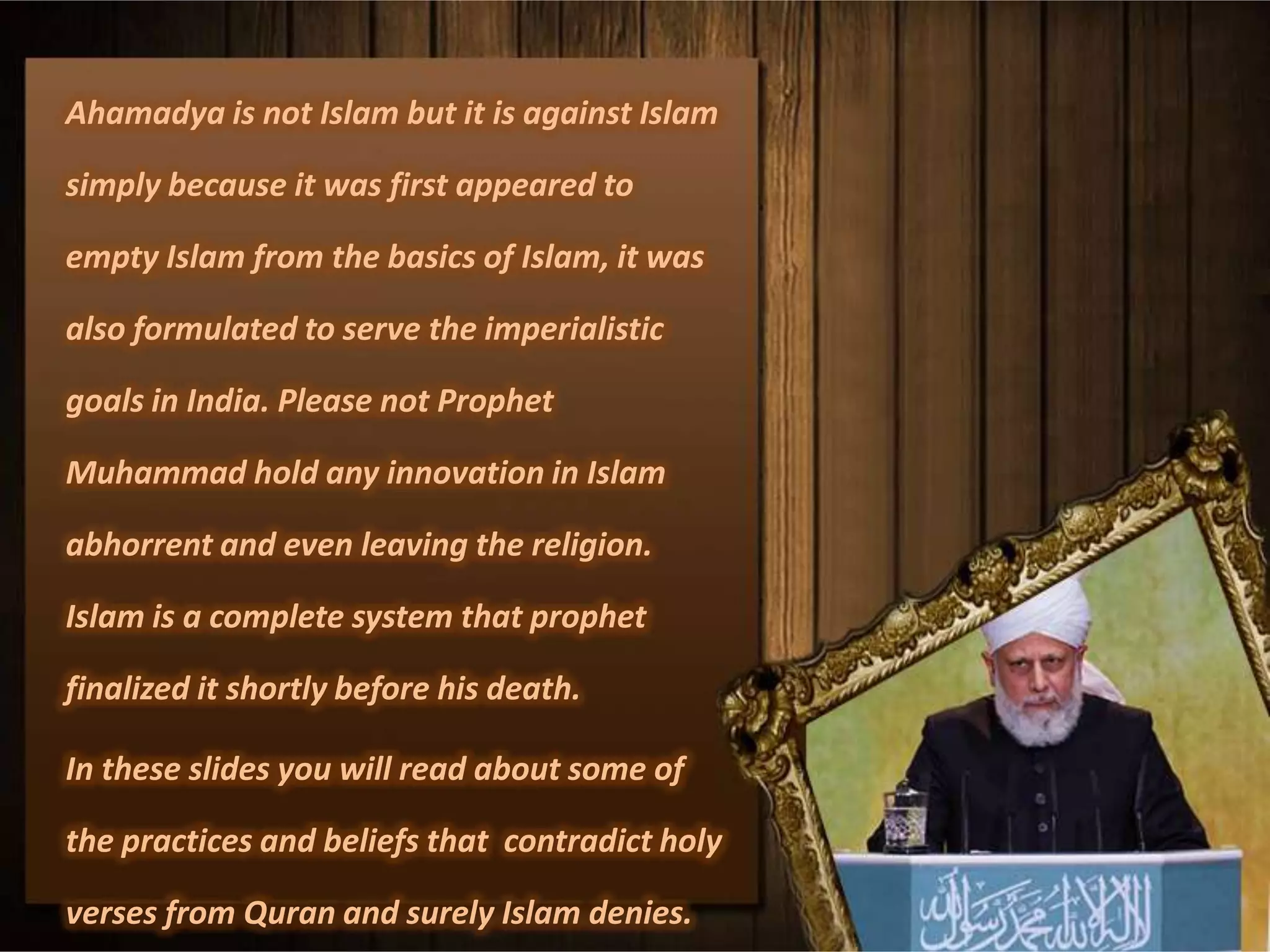 Differences between islam and ahmadyya | PPT